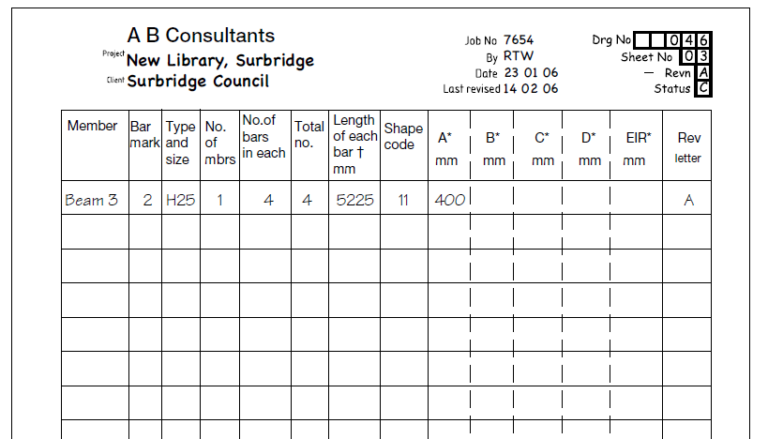 How to Interpret Reinforced Concrete Drawings - STRUCTURES CENTRE