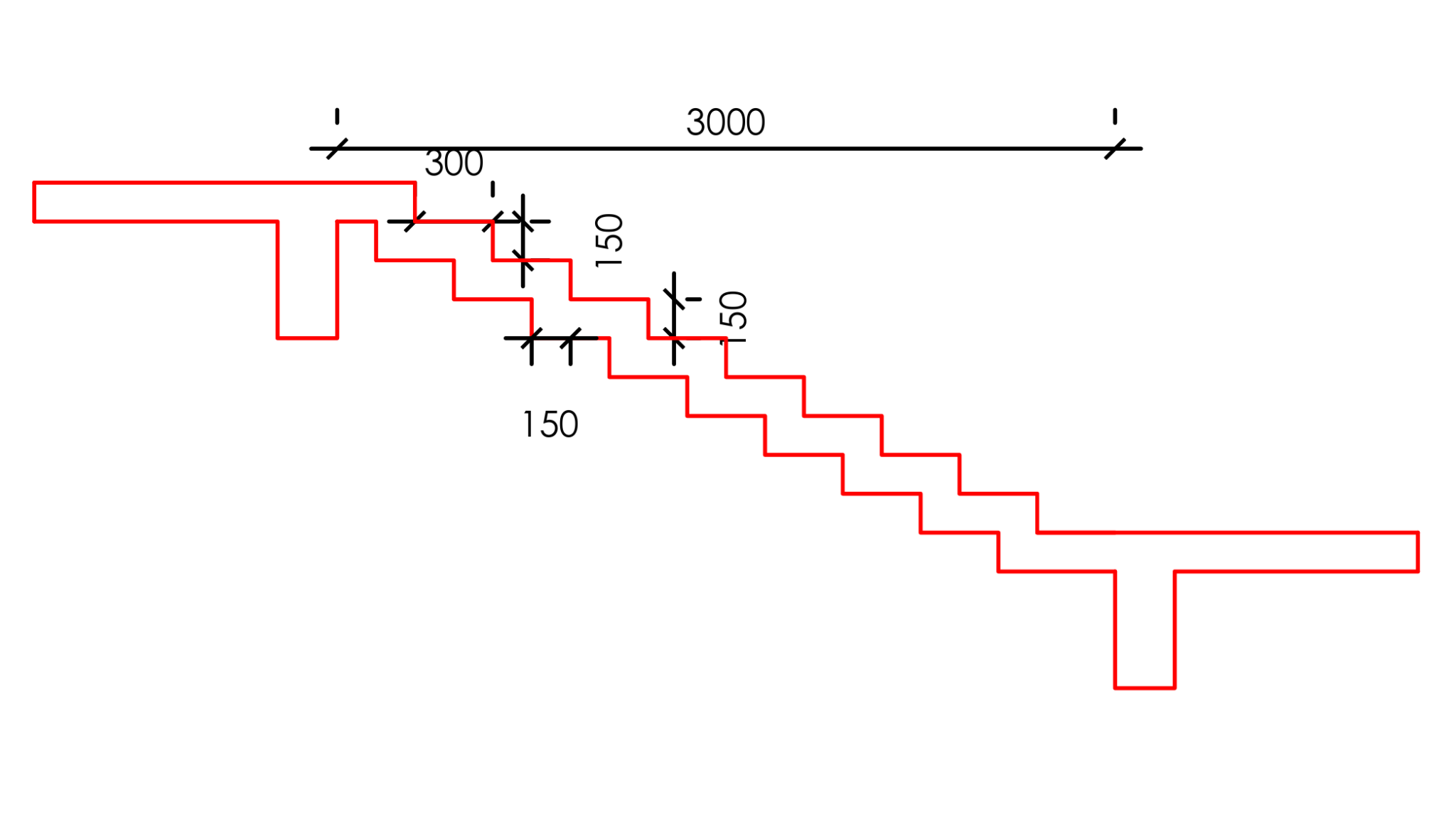 Structural Analysis and Design of Saw-tooth Staircase | Eurocode 2 ...