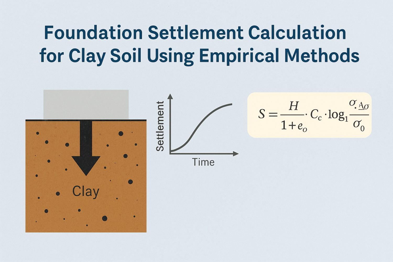 Estimating Foundation Settlement in Clay Soils Using Empirical Methods - STRUCTURES CENTRE